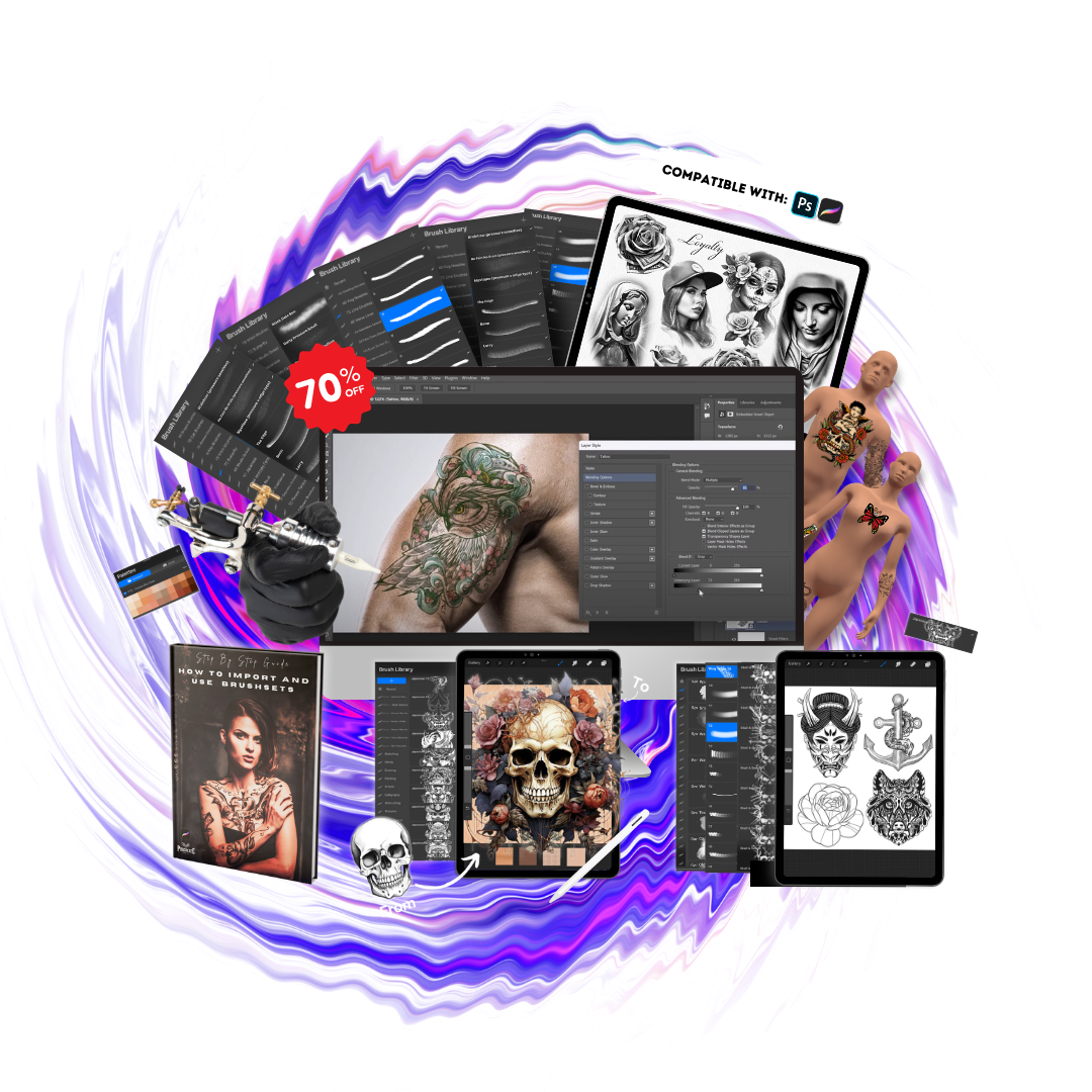 The Ultimate Bundle for Tattoo Artist® – Procreate Studio Ink